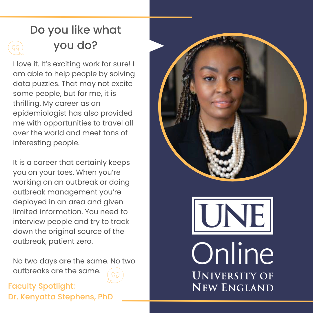 Faculty Spotlight: Dr. Kenyatta Stephens, PhD | UNE Online