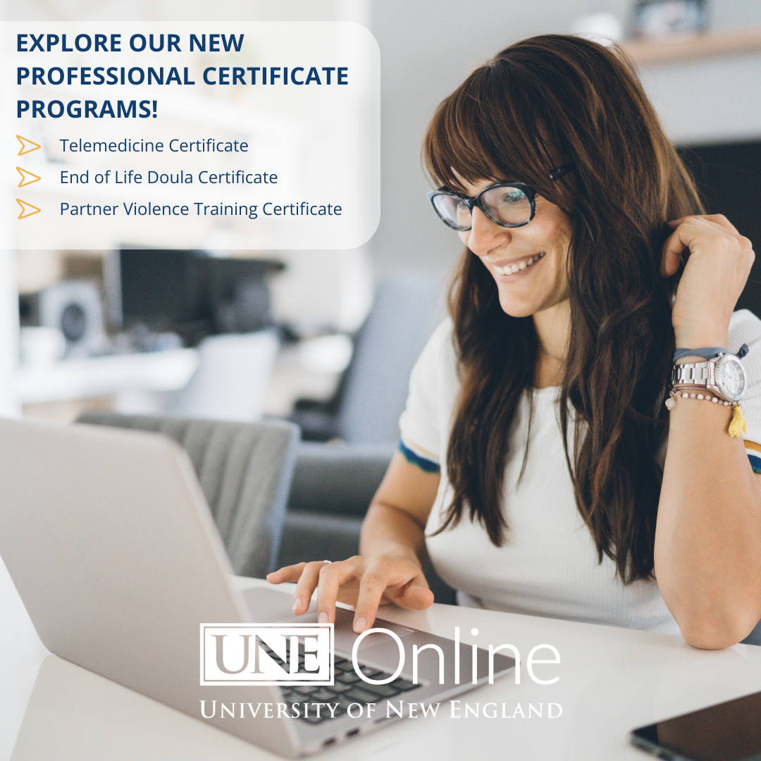 Exciting News: New Certificate Programs from UNE Online! | UNE Online