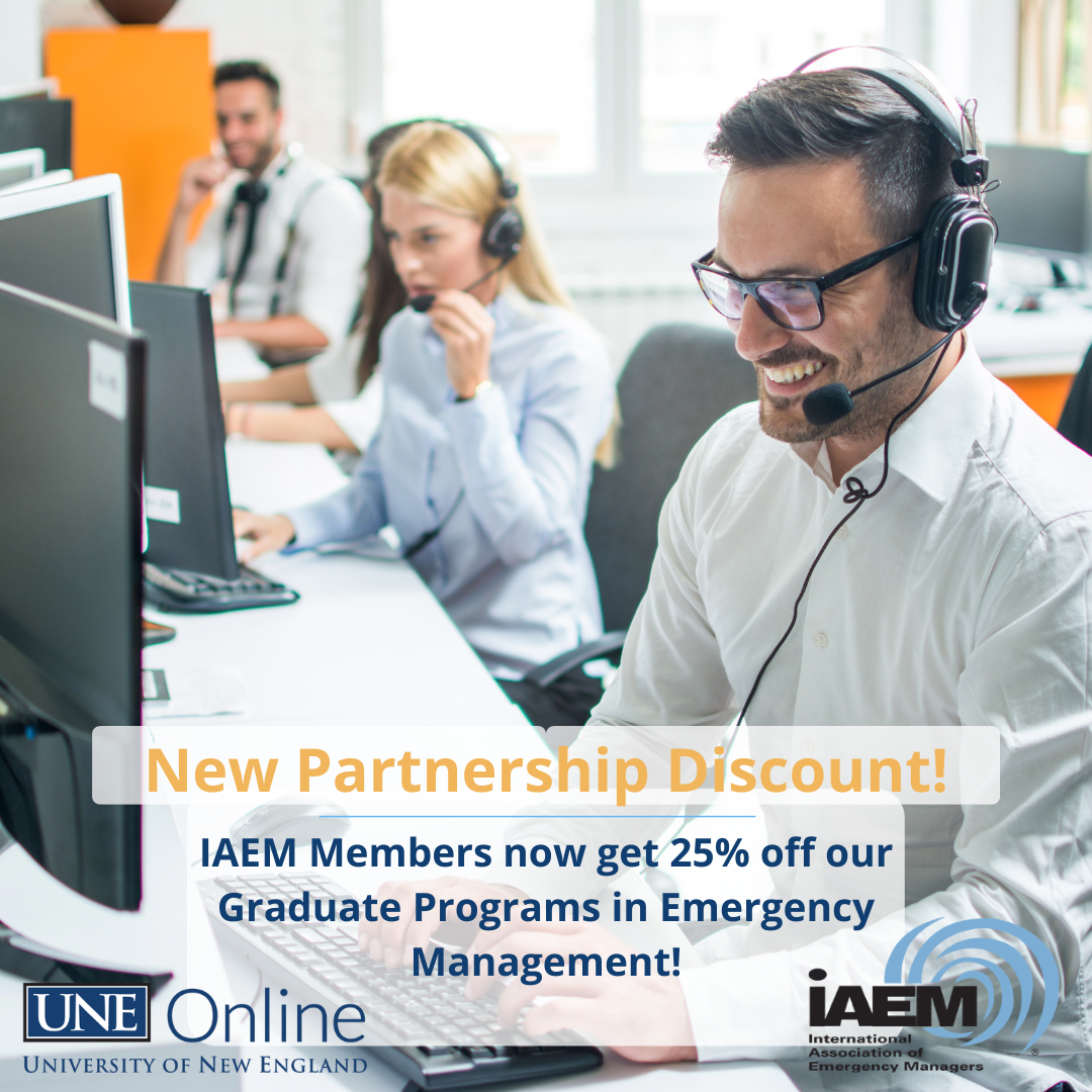 New program discount for IAEM members! | UNE Online