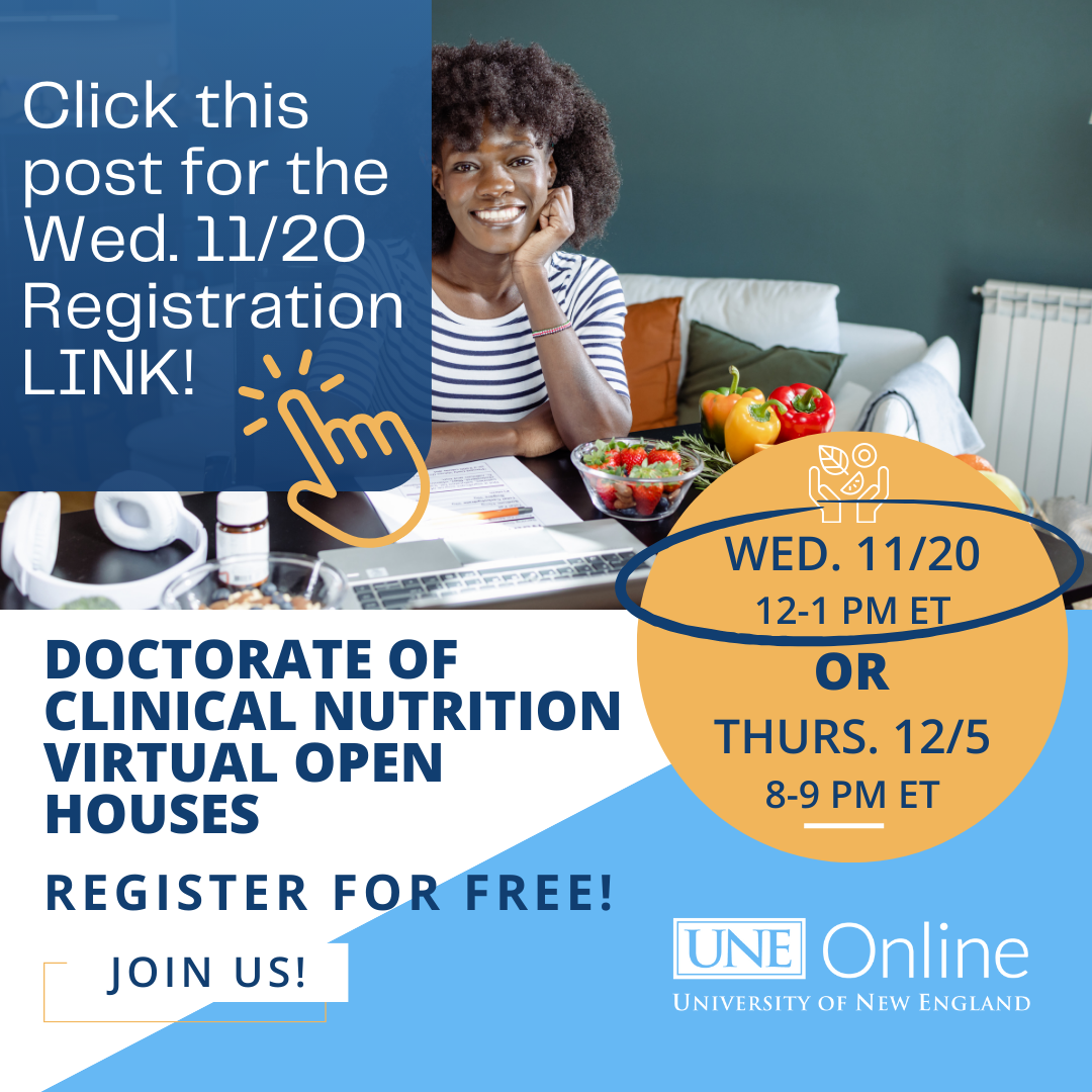DCN Open House 11/20 Registration | UNE Online