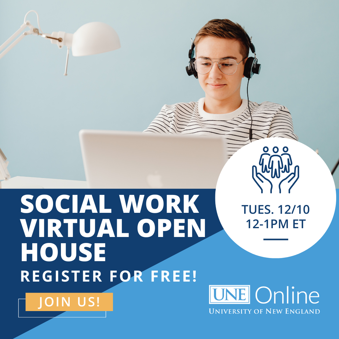 MSW Virtual Open House Registration | UNE Online